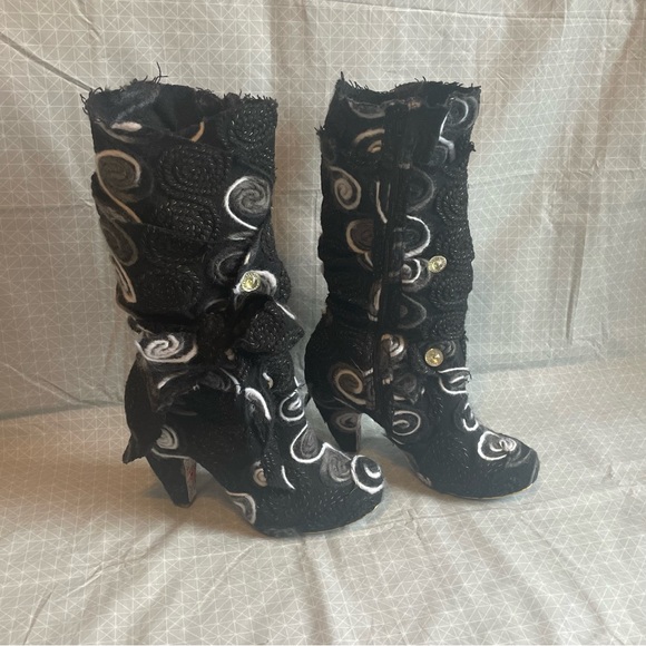 Irregular Choice | Shoes | Irregular Choice Party Pants Gray Wool Knee ...